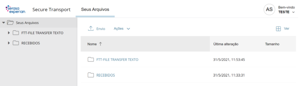 Como acessar o Secure Transport (ST)? – Serasa Experian PME