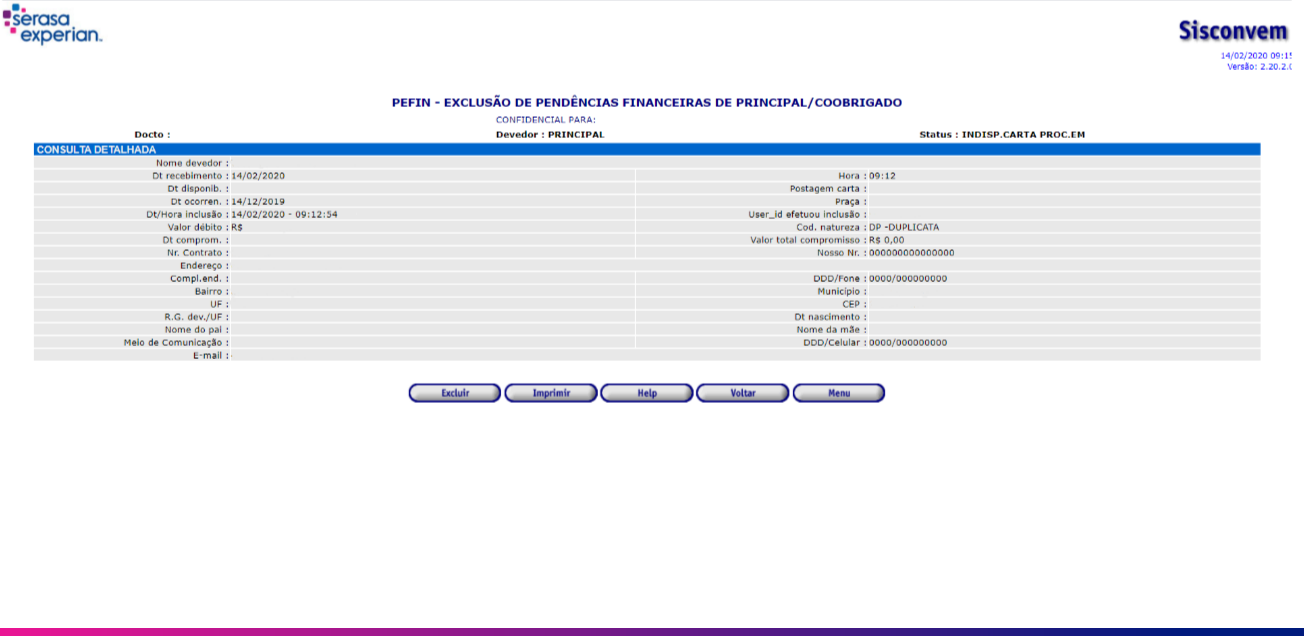 Como dar baixa na anotação PEFIN? – Serasa Experian PME